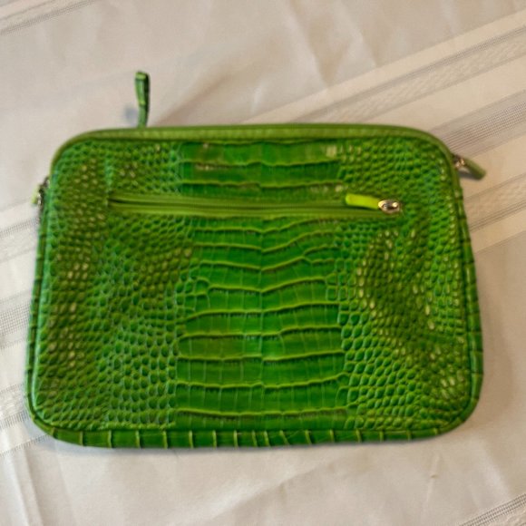 Tablets & Accessories | Lime Green Alligator Ipad Tablet Sleeve Zip ...